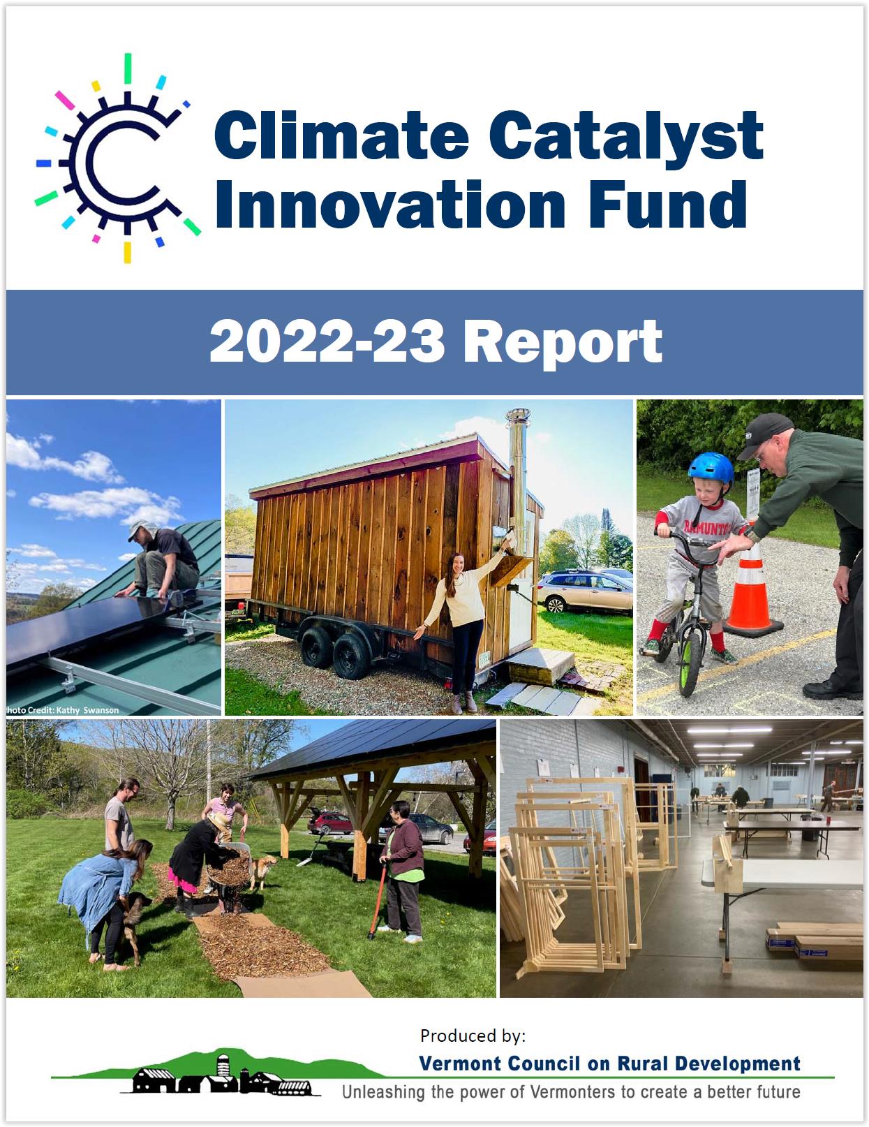 Climate Catalyst Innovation Fund - 2022-23 Report of Awardees - Vermont ...