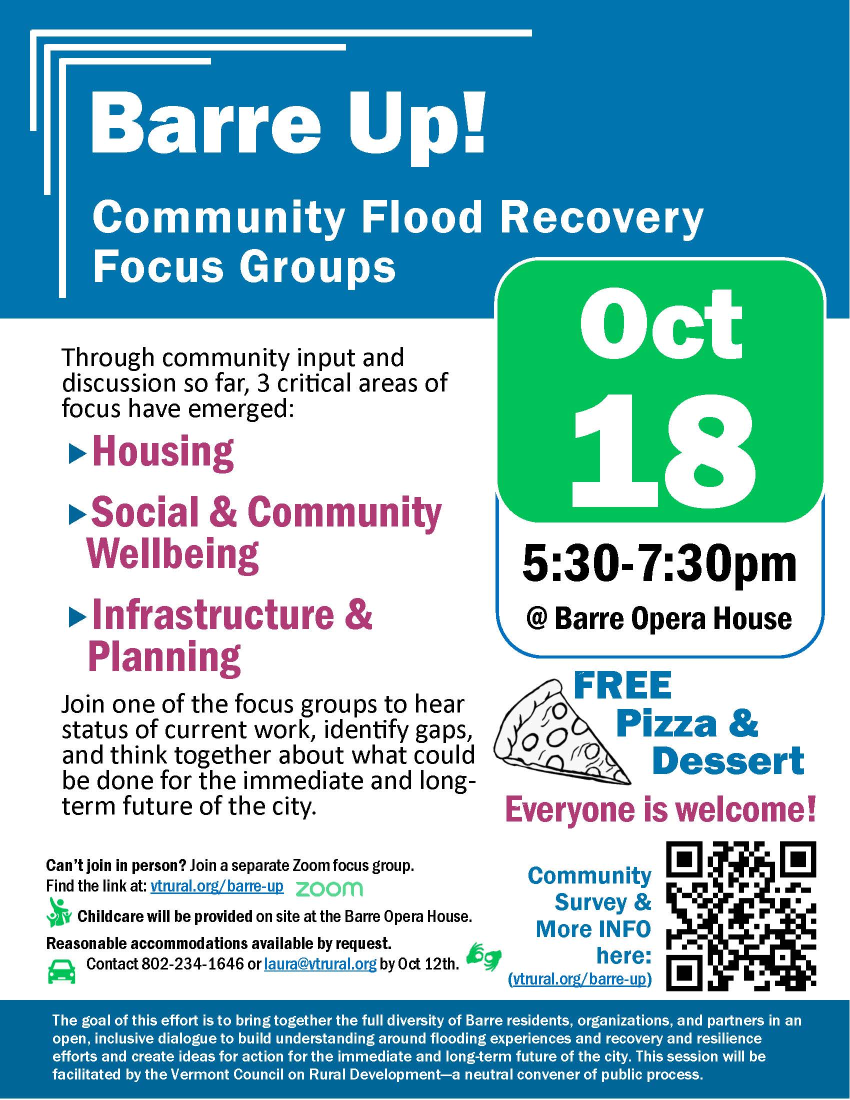 Barre Up: Community Flood Recovery Discussions - Vermont Council on ...