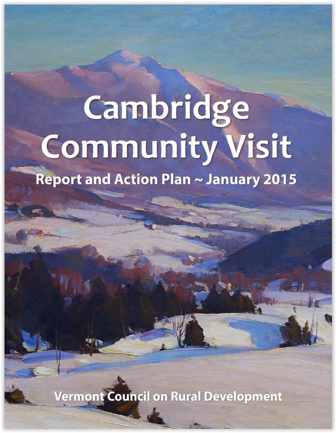 Cambridge Community Visit Report - 2014 - Vermont Council on Rural ...